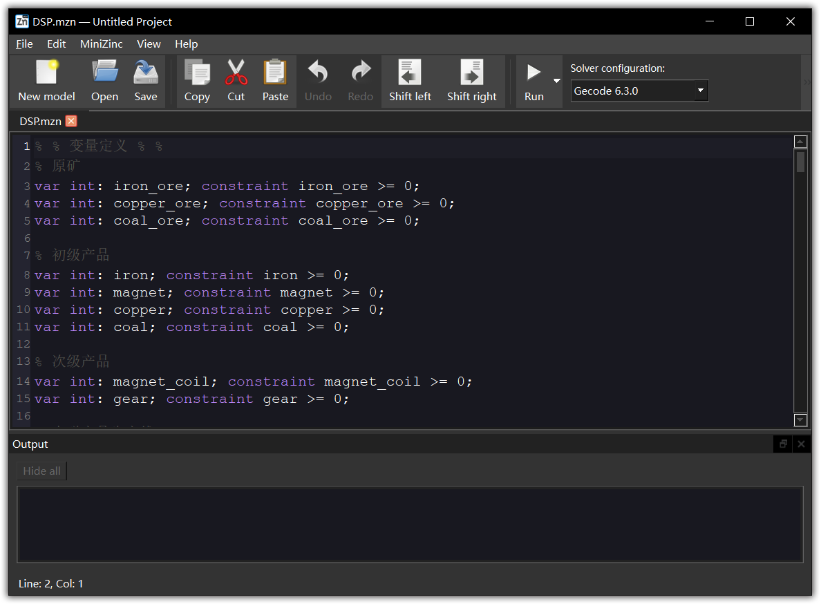 用线性规划解决《戴森球计划》中的生产规划问题 - IcyChlorine's Blog